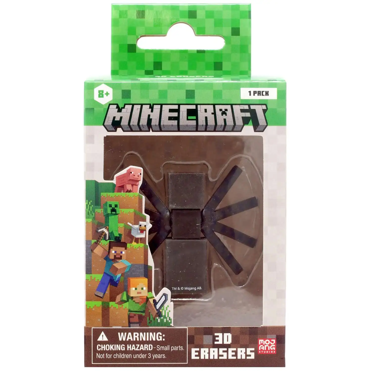 Minecraft Spider 2.25 3D Eraser PMI - ToyWiz