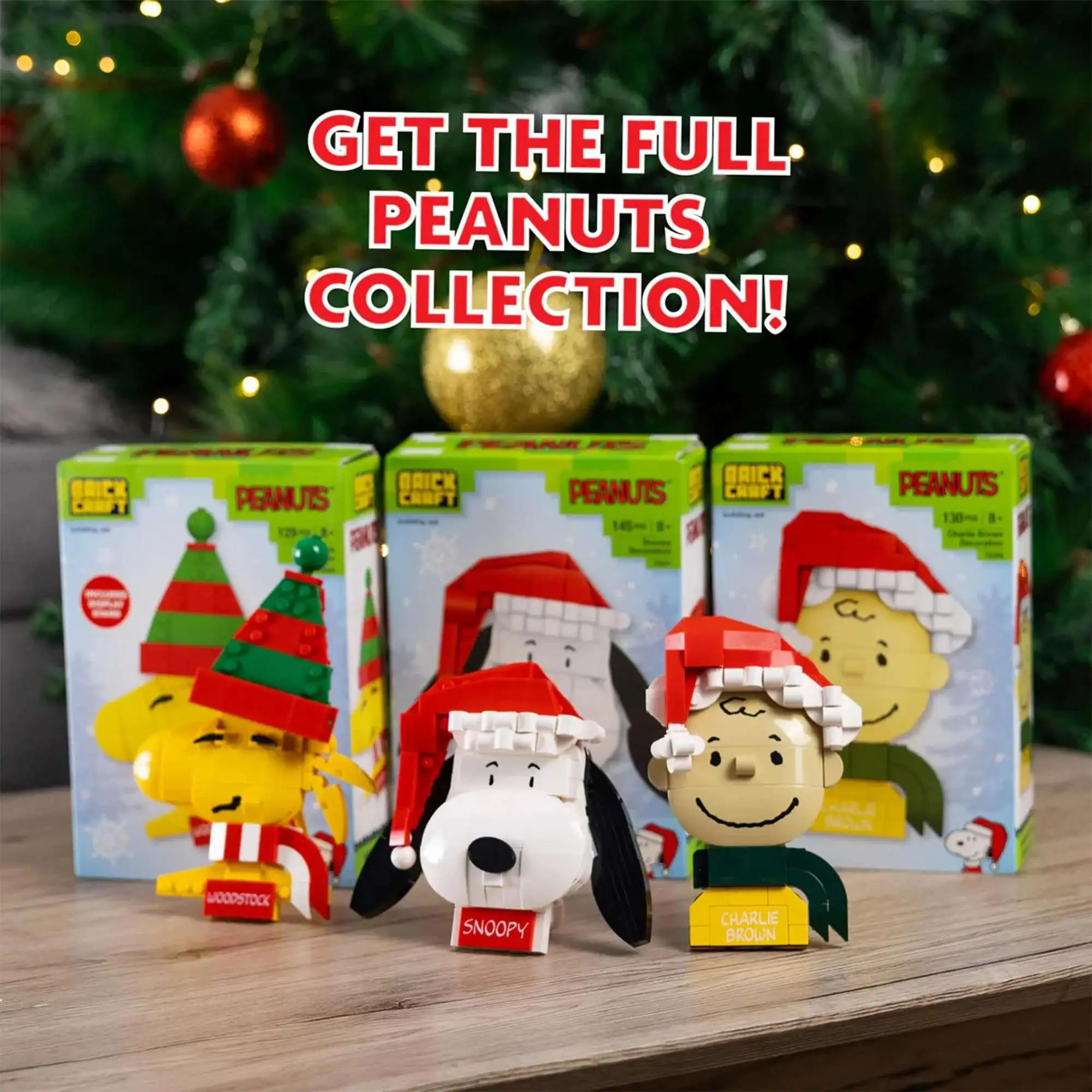 Peanuts Charlie Brown Decoration Brick Building Set Compatible with ...