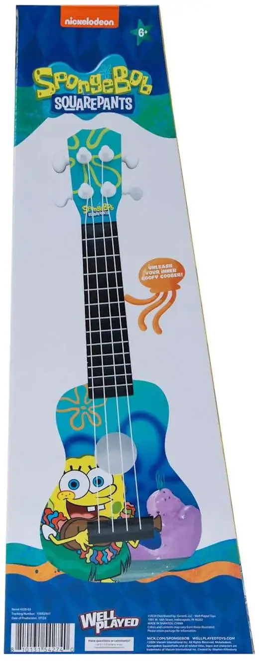 Spongebob Squarepants Ukulele Toy Instrument Version 2 Well Played Toys ...