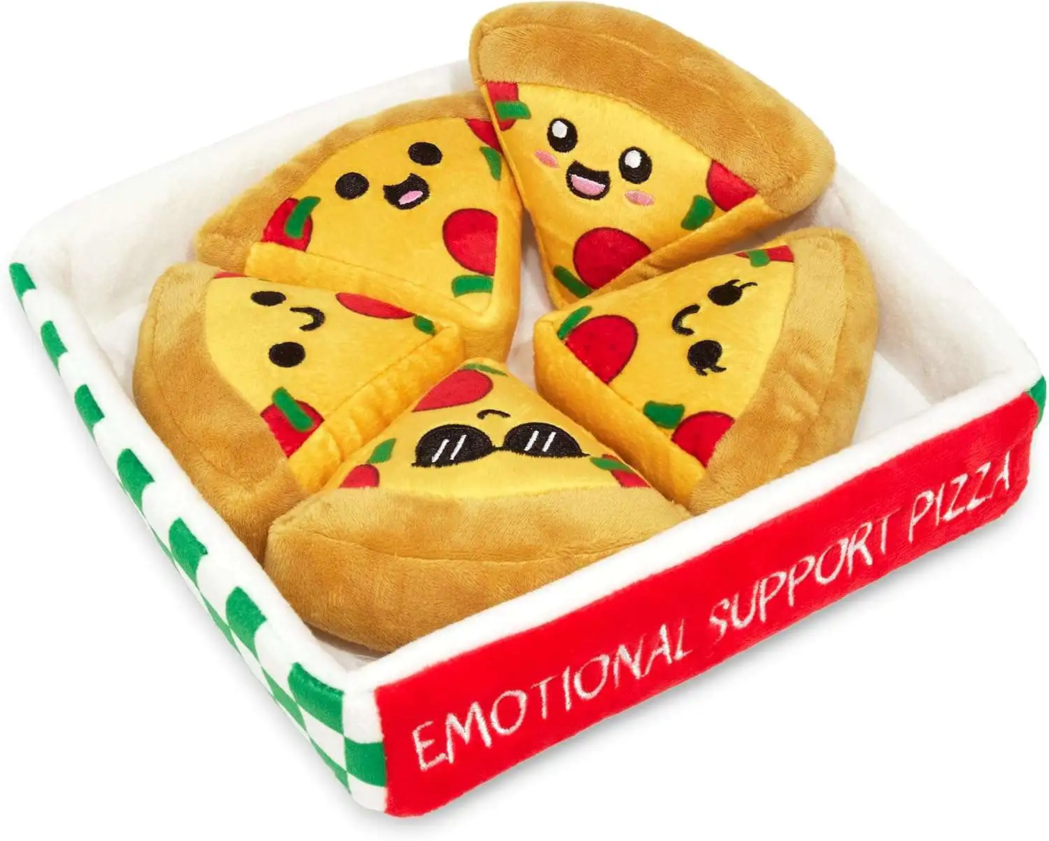 Emotional Support Pizza 12 Plush Set What Do You Meme - ToyWiz