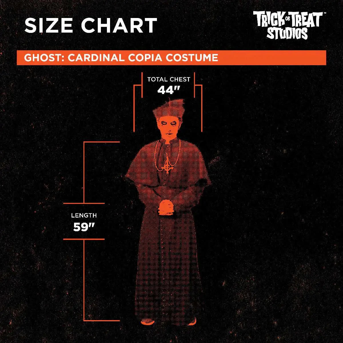 Ghost Cardinal Copia Costme Trick or Treat Studios - ToyWiz