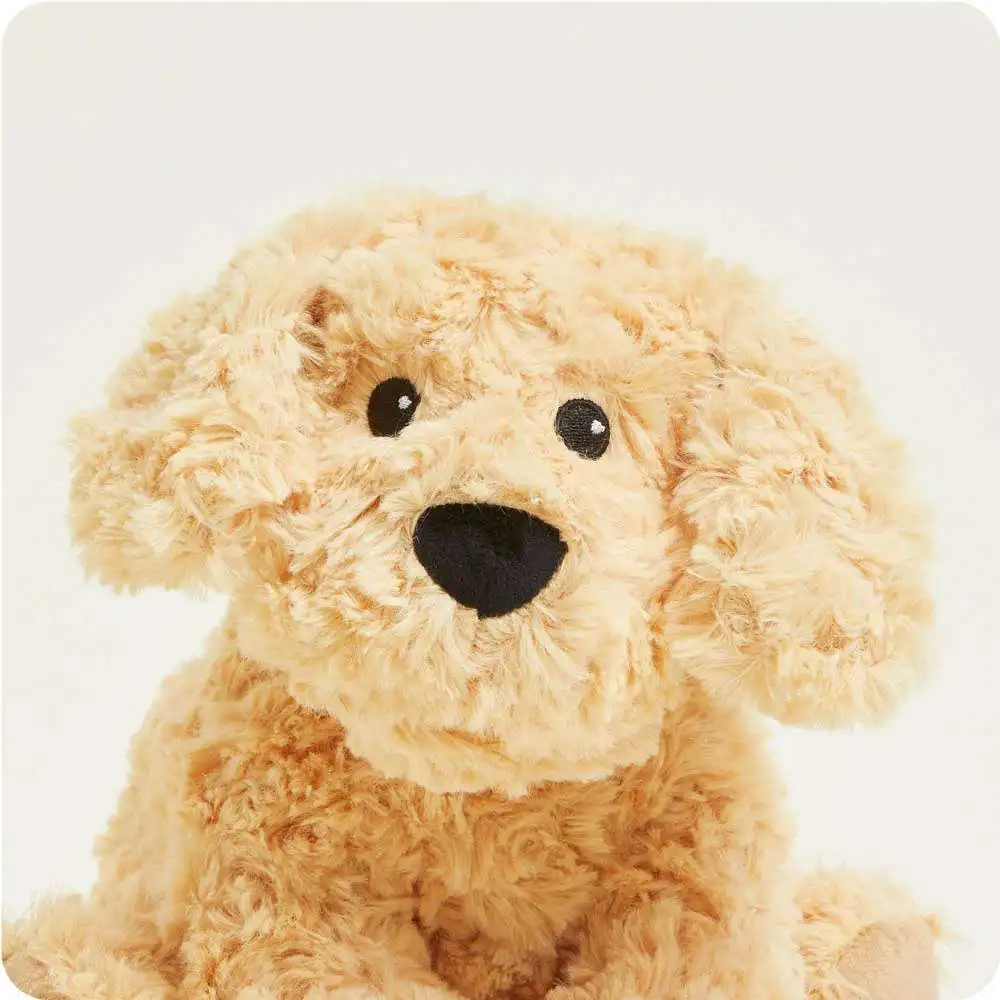 Warmies Golden Dog 14 Weighted Plush Heatable Coolable Intelex USA - ToyWiz