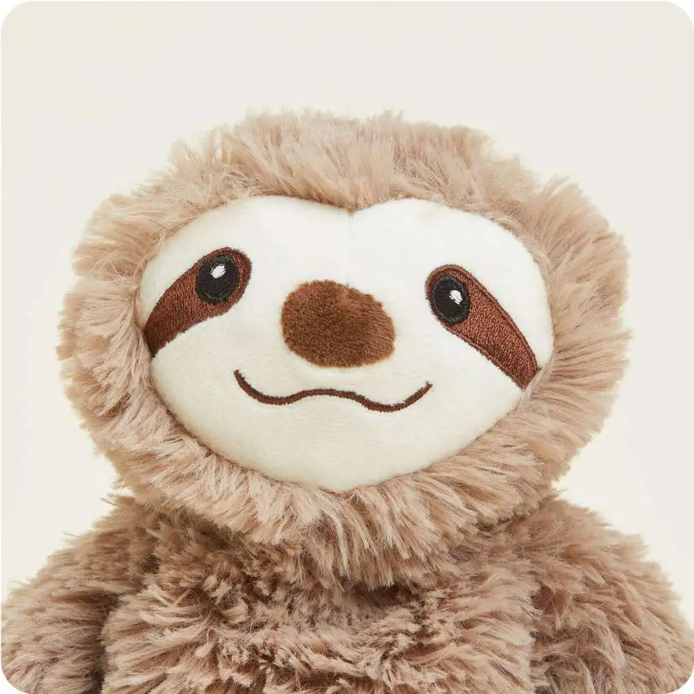 Warmies Junior Sloth 9 Weighted Plush Heatable Coolable Intelex USA ...
