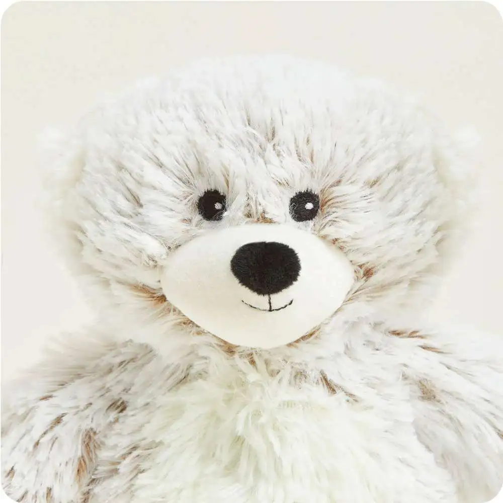 Warmies Junior Marshmallow Bear 9 Weighted Plush Heatable Coolable ...