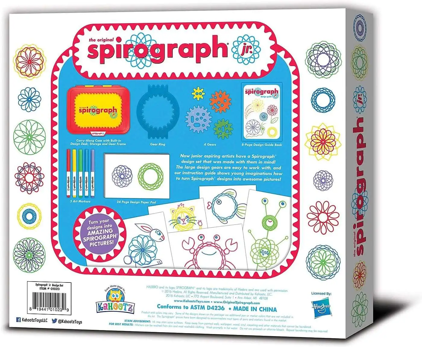 Spirograph Spirograph jr. Activity Set Play Monster - ToyWiz