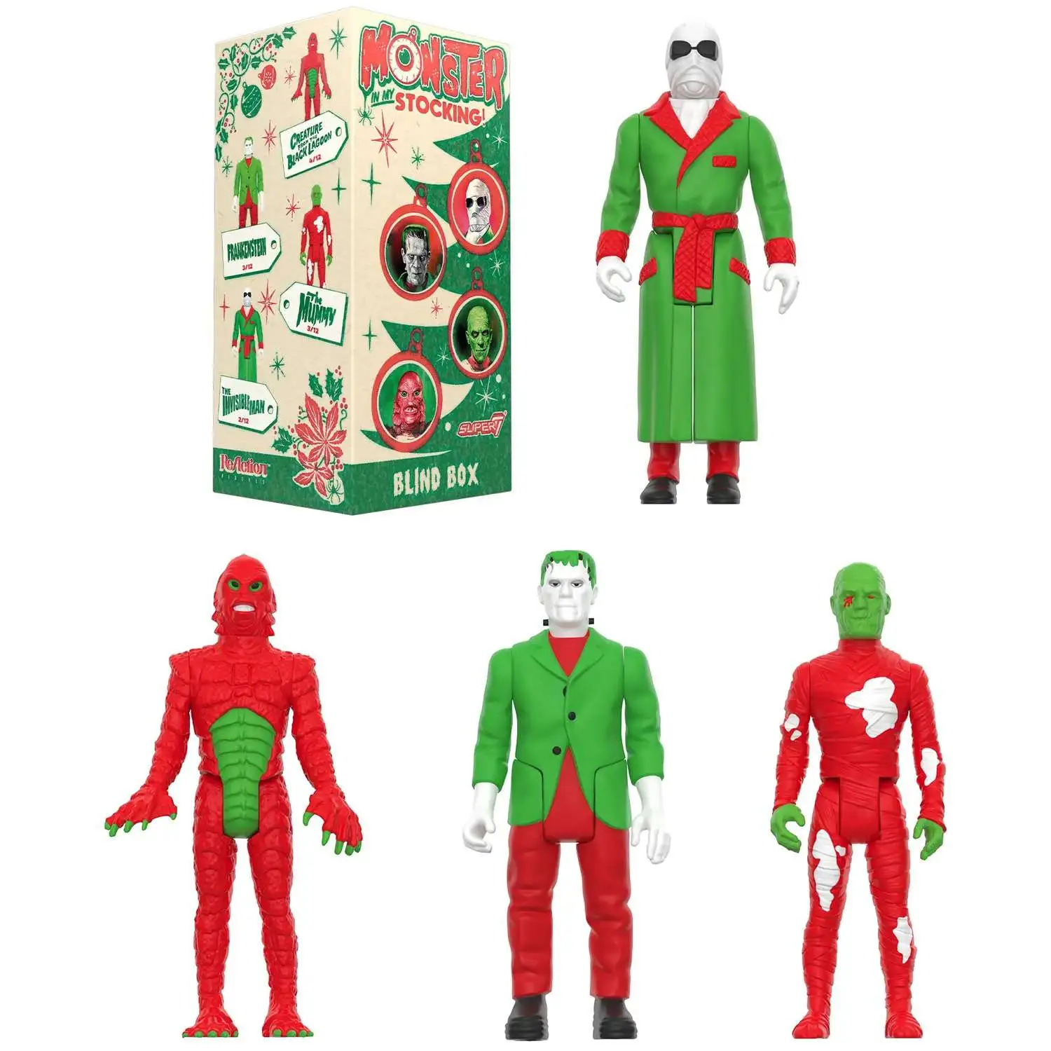 Universal Monsters ReAction Monster in My Stocking Mystery Pack 1 ...