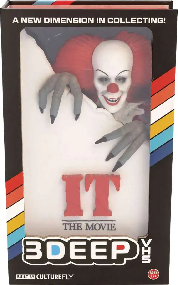 IT 3Deep Pennywise VHS Collector Art Culture Fly - ToyWiz