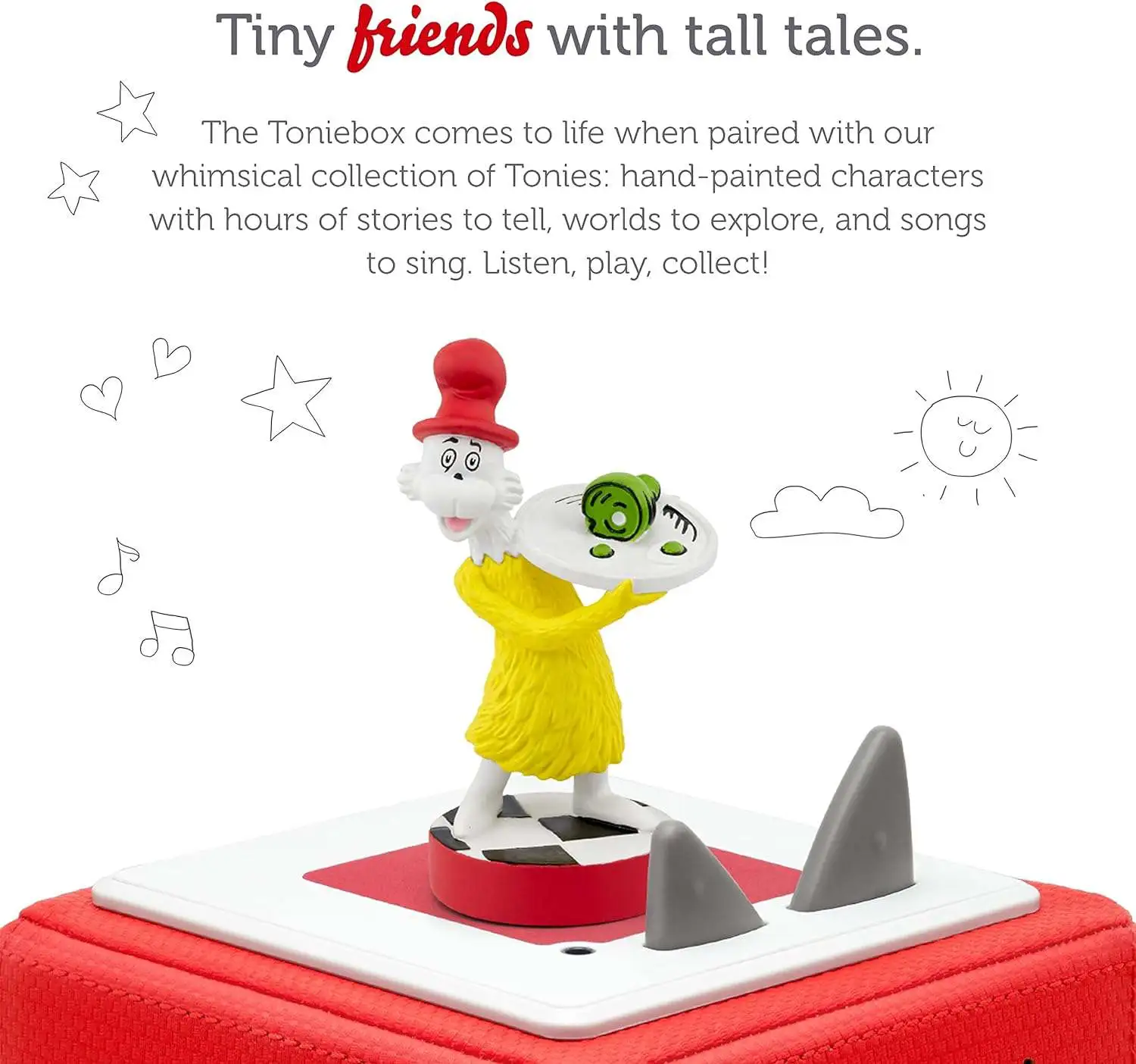 Tonies Dr. Seuss Sam I Am Green Eggs Ham Audio Character for the ...