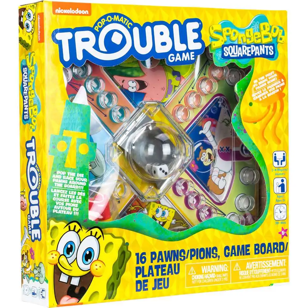 Spongebob Squarepants Trouble Game Forever Clever Inc. - ToyWiz