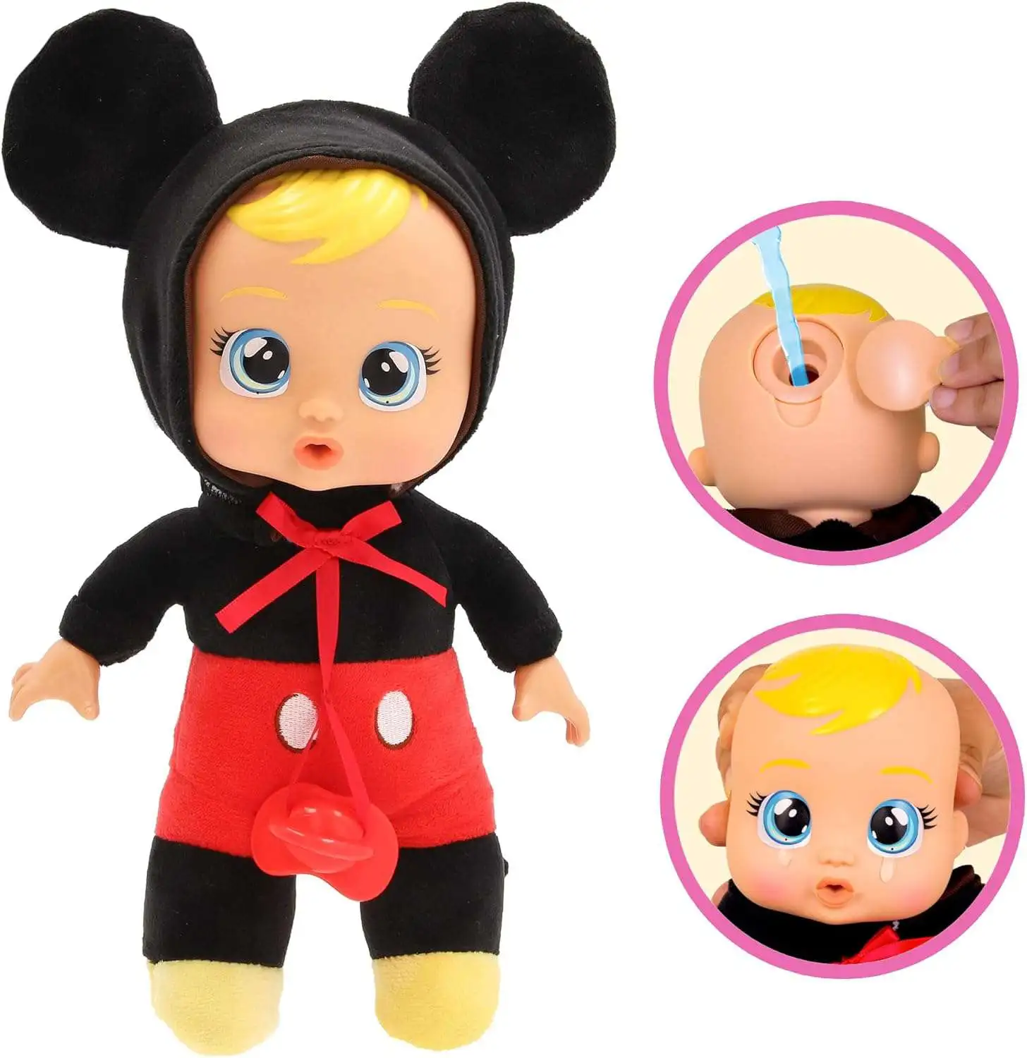 Cry Babies Disney Tiny Cuddles Mickey Mouse 9 Plush Figure IMC Toys ...