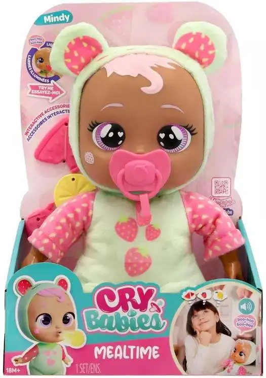 Cry Babies Mealtime Mindy Doll IMC Toys - ToyWiz