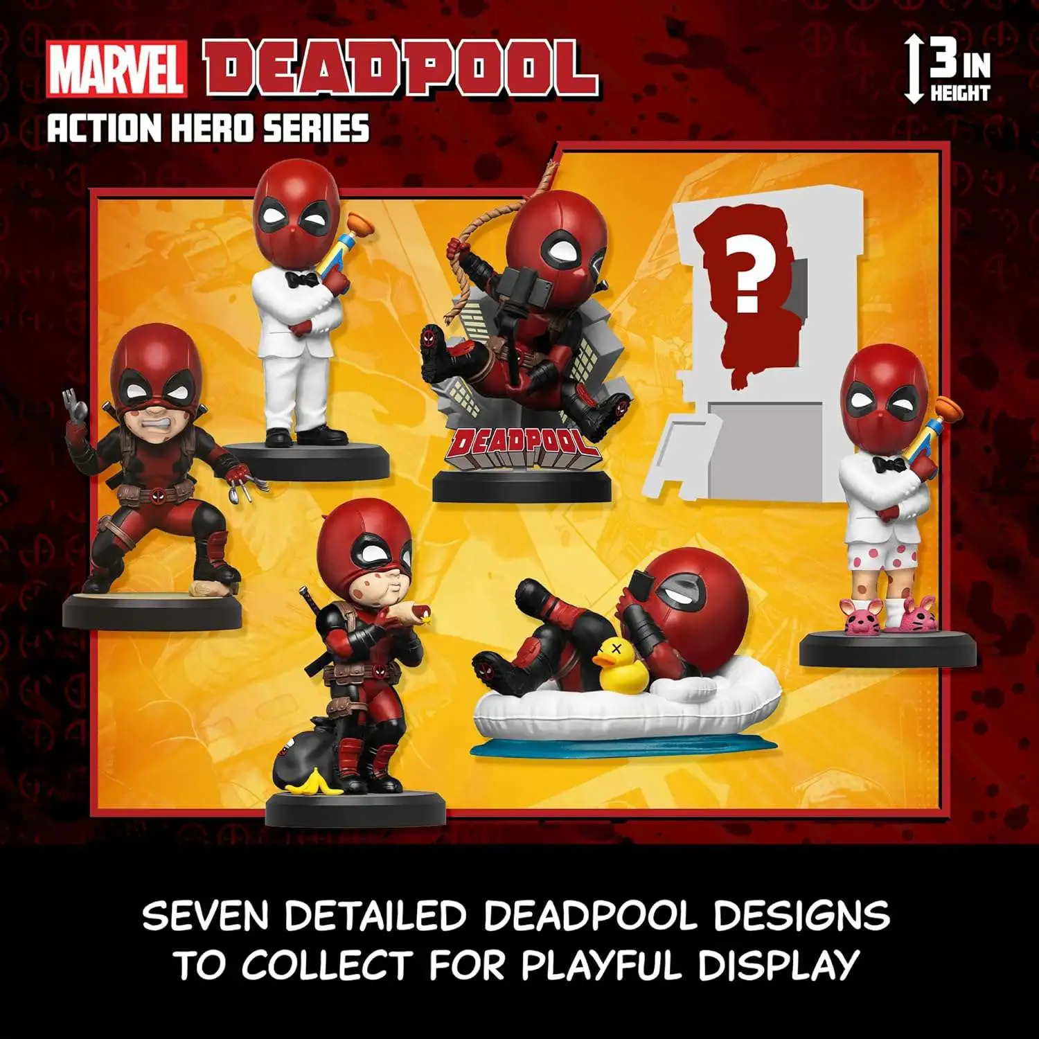 Marvel Deadpool Action Hero Series Mystery Pack YuMe Toys - ToyWiz