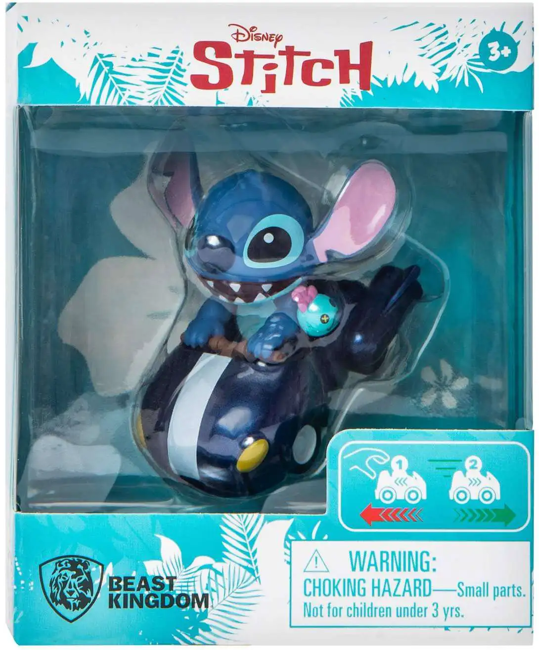 Disney Lilo Stitch Stitch in Blue Rocket Car 2 Pullback Car 5 Beast ...
