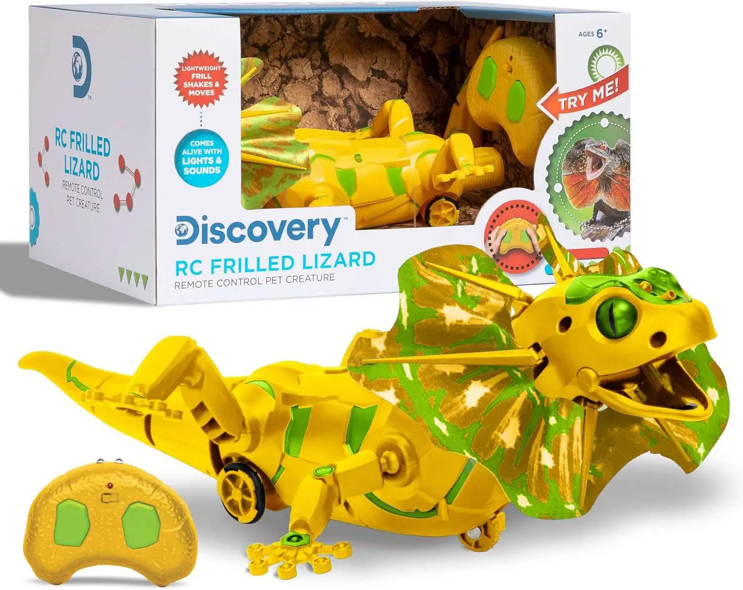 Discovery Frilled Lizard RC Pet Creature MerchSource - ToyWiz