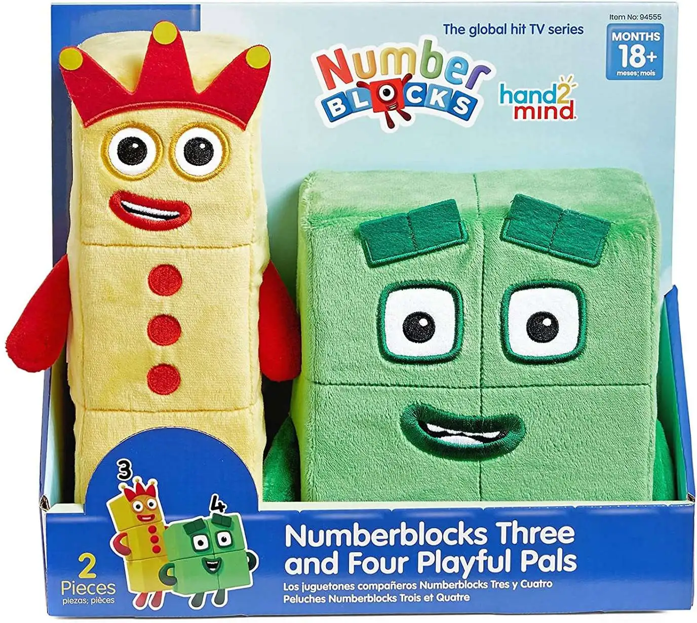Number Blocks Numberblocks Three Four Playful Pals Hand 2 Mind ToyWiz Number Blocks Numberblocks Three Four Playful Pals Hand 2 Mind ToyWiz
