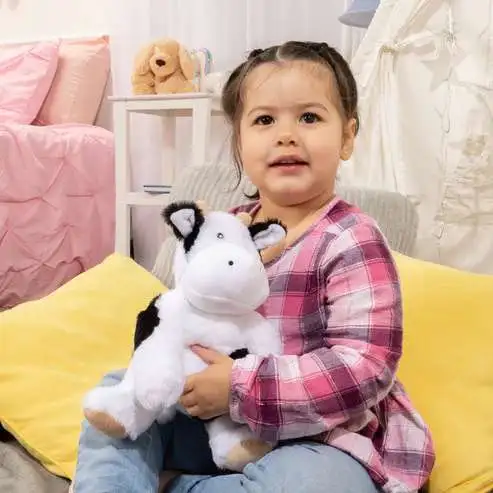 Warm Pals Callie Cow Weighted Plush Heatable Coolable 1i4 Group - ToyWiz