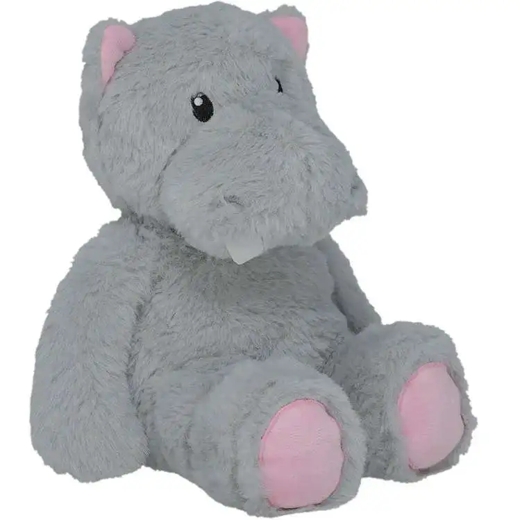Warm Pals Happy Hippo Weighted Plush Heatable Coolable 1i4 Group - ToyWiz
