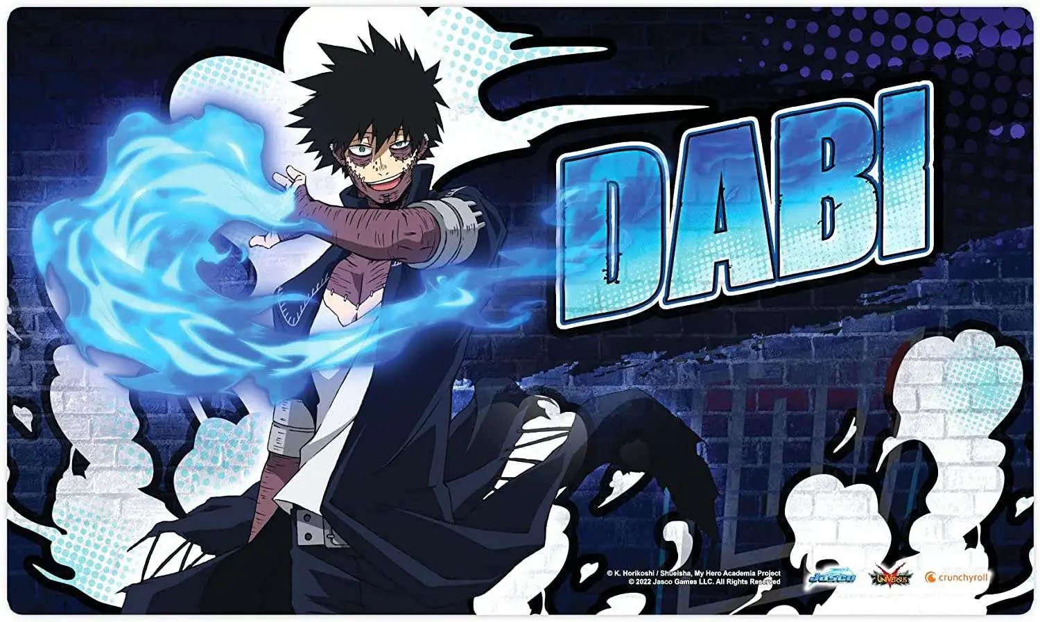 My Hero Academia Collectible Card Game League of Villains Dabi Playmat ...