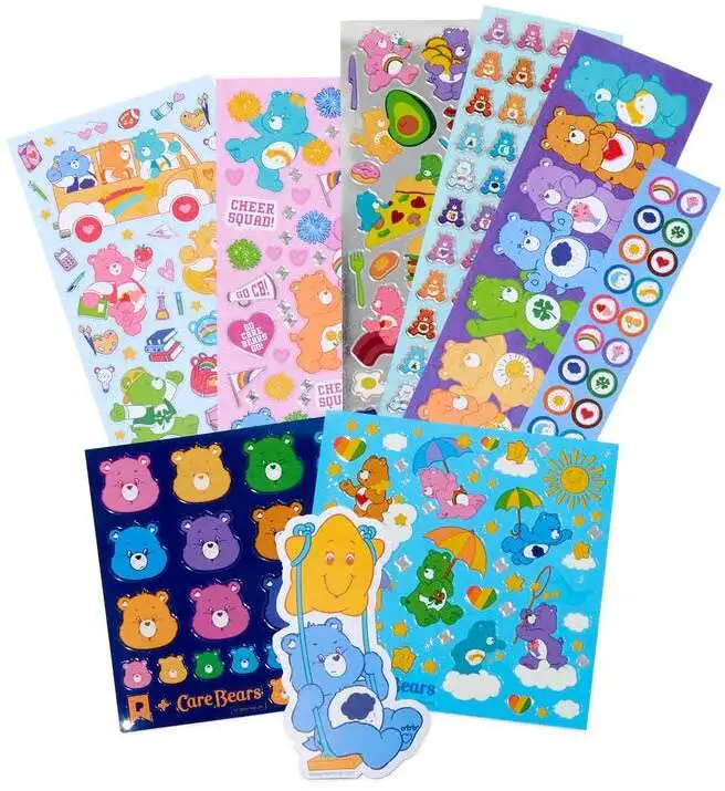 Care Bears Pipstickers Care Bears Grab Bag Sticker Set 300 Stickers ...