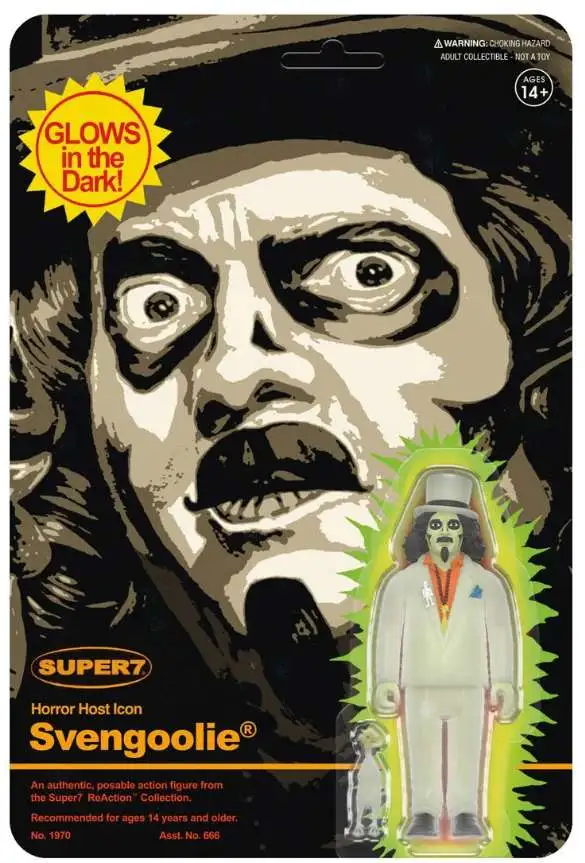 ReAction Svengoolie Svengoolie 3.75 Action Figure Monster Glow Super7 - ToyWiz