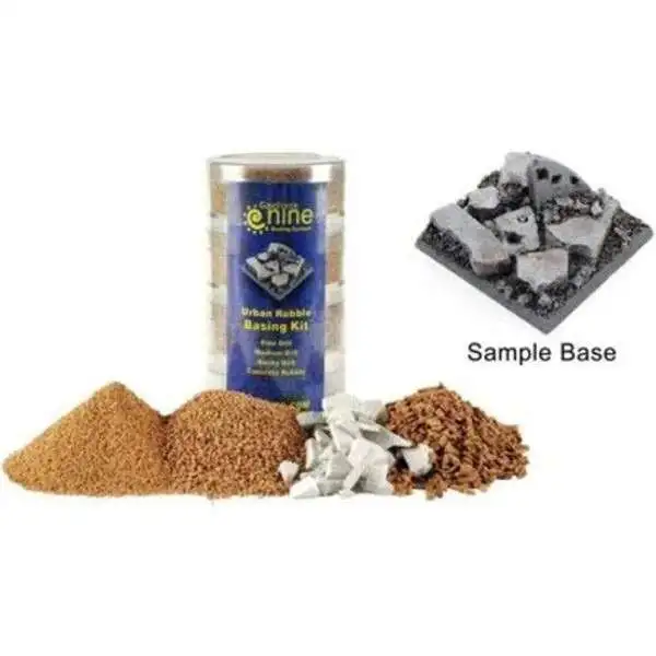 Hobby Round Basing Kit Urban Rubble Miniatures Scenery Accessory Gale ...