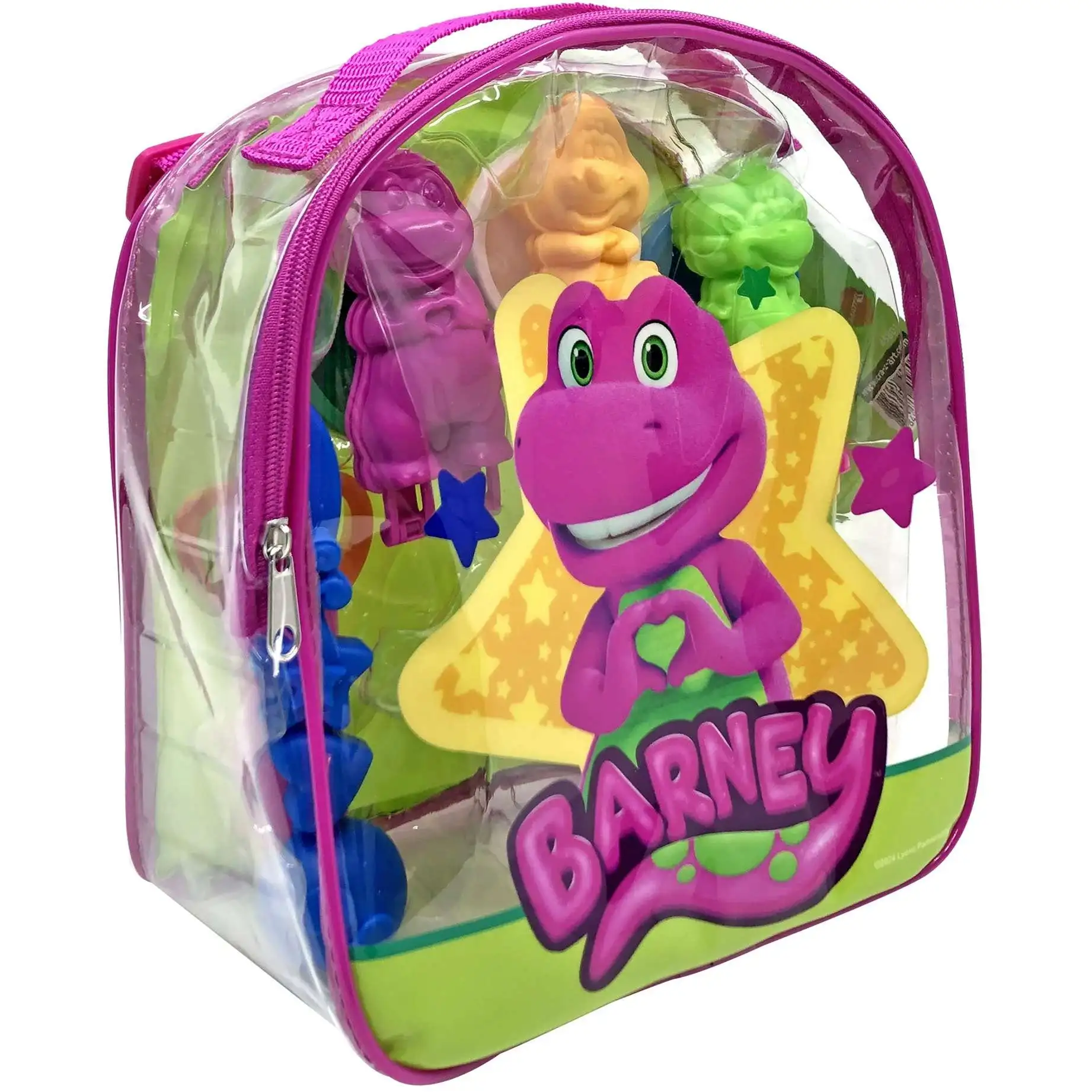 Barney Friends Fun Dough On-the-Go Backpack Fun Dough Molding Set ...