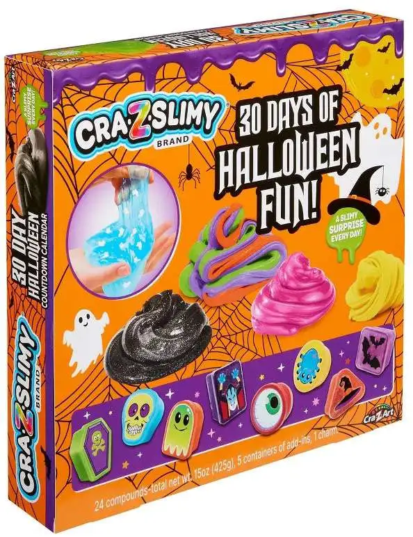 Cra-Z-Slimy 30 Days of Halloween Fun Countdown Calendar Cra-Z-Art - ToyWiz