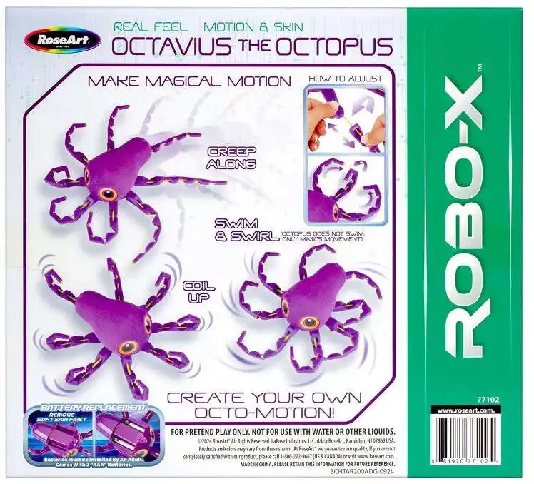 Robo-X Octavius the Octopus Rose Art - ToyWiz