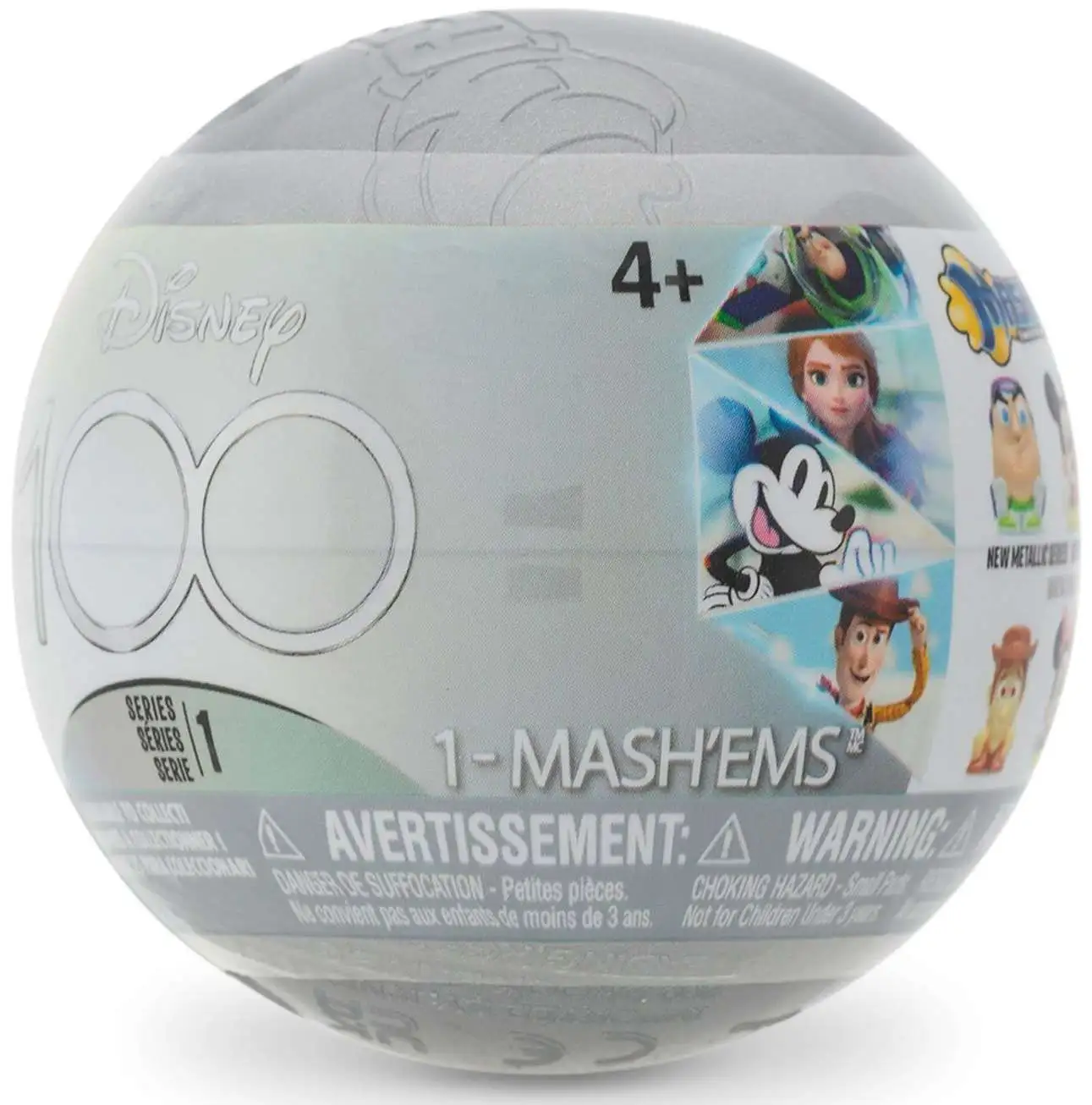Disney100 MashEms Disney100 Mystery Pack 1 RANDOM Figure Basic Fun - ToyWiz