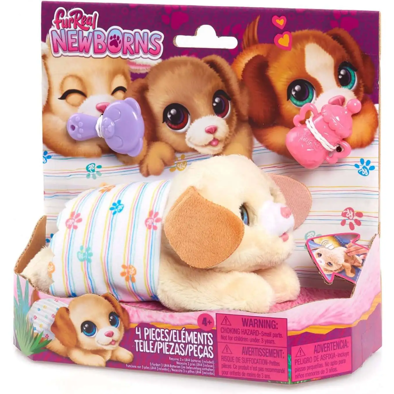FurReal Newborns Puppy Figure Hasbro Toys - ToyWiz