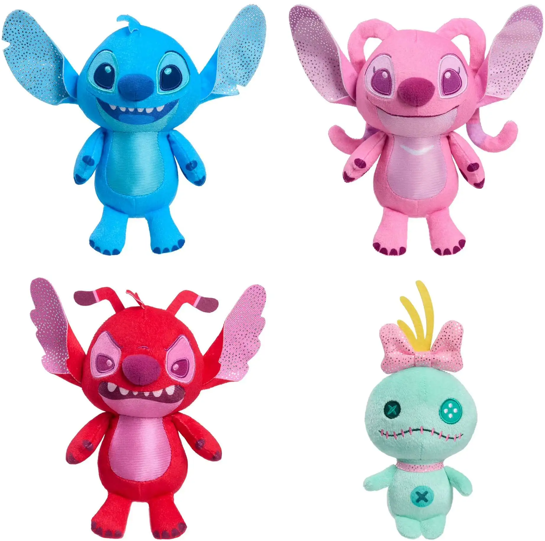 Disney Stitch Stitch, Angel, Scrump Leroy Exclusive 8 Plush Collector ...