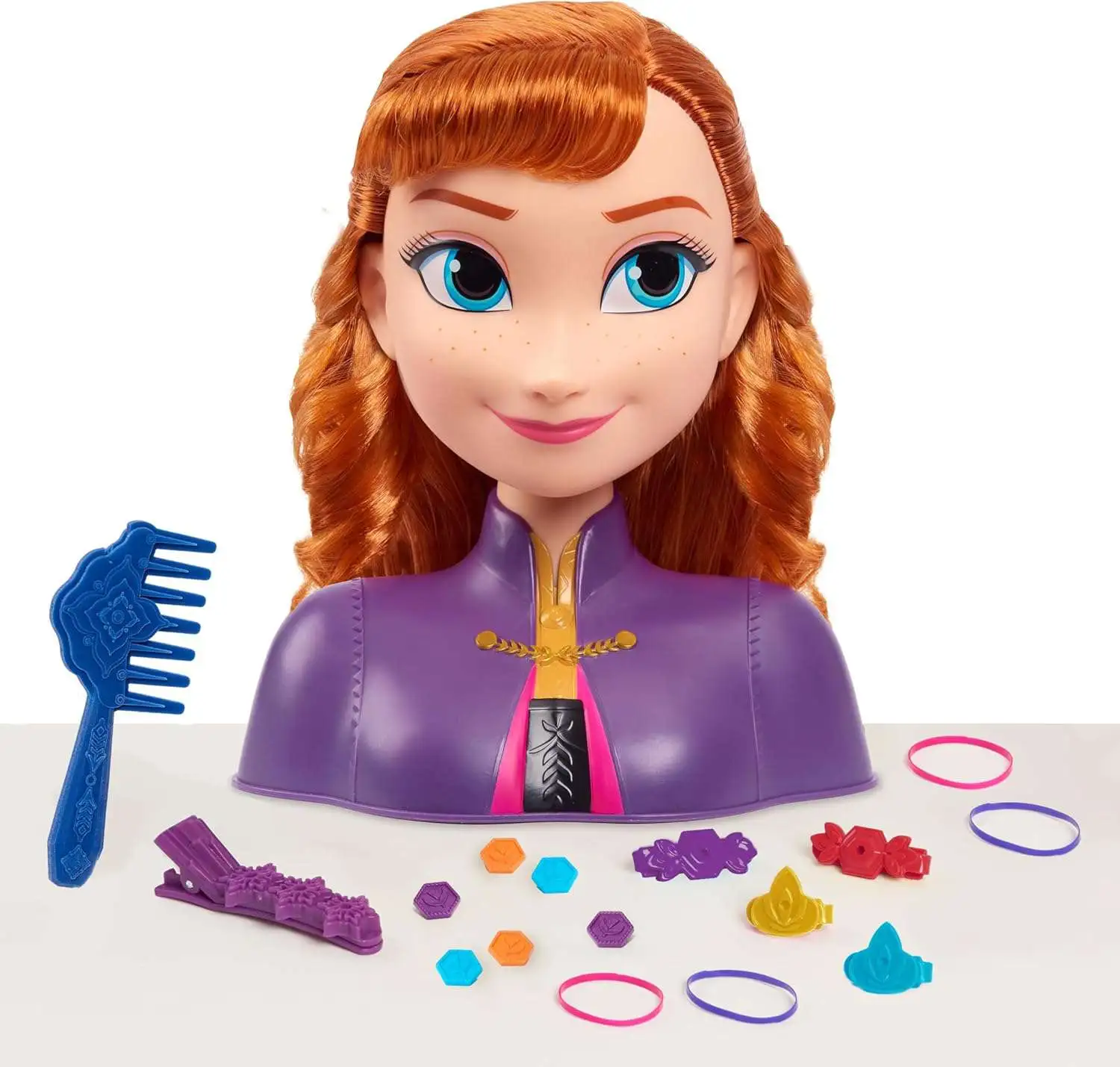 Disney Frozen 2 Anna Styling Head 7.5 Just Play - ToyWiz