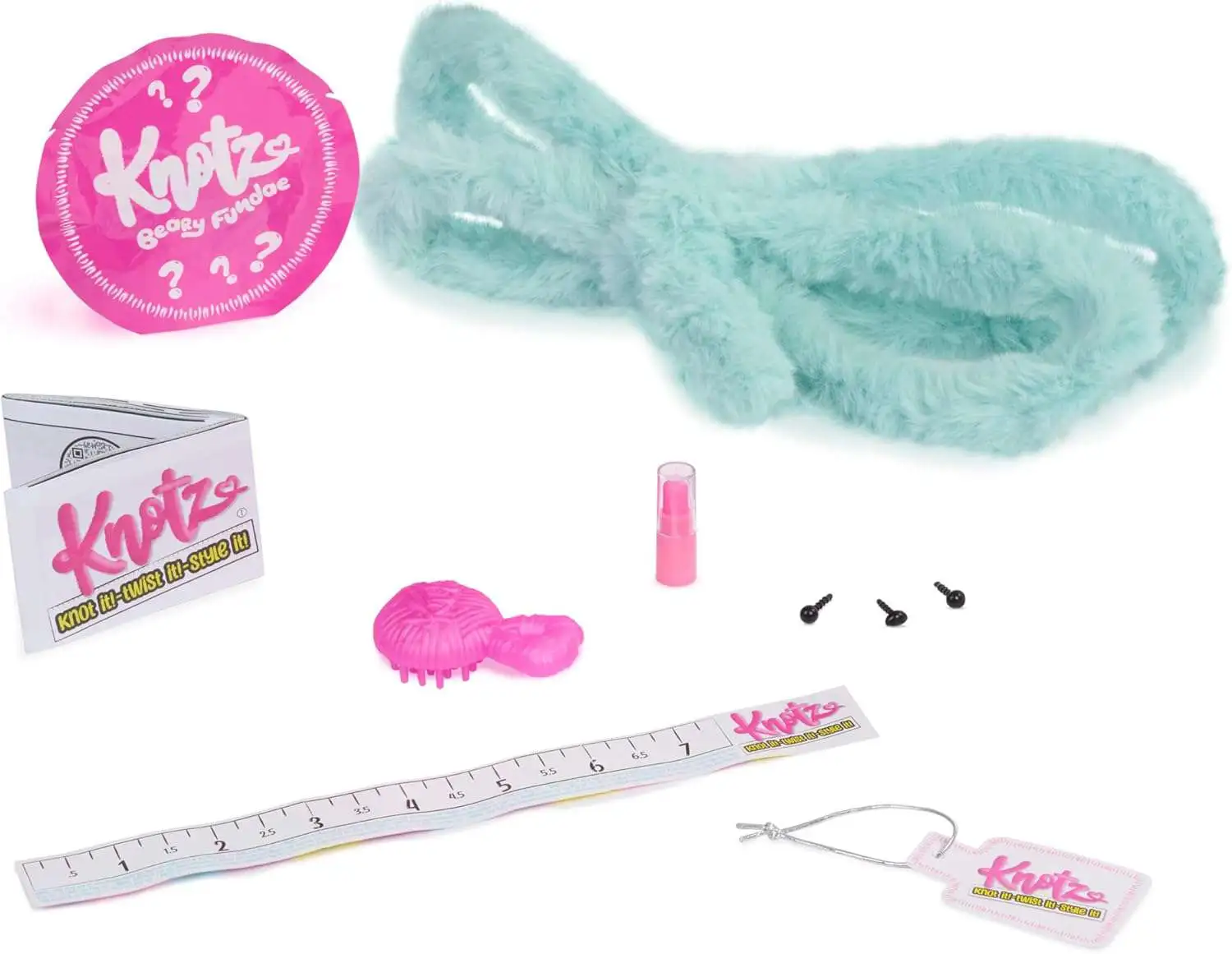 Knotz Beary Fundae Mystery 3-Pack 3 RANDOM Soft Pal Figures Just Play ...