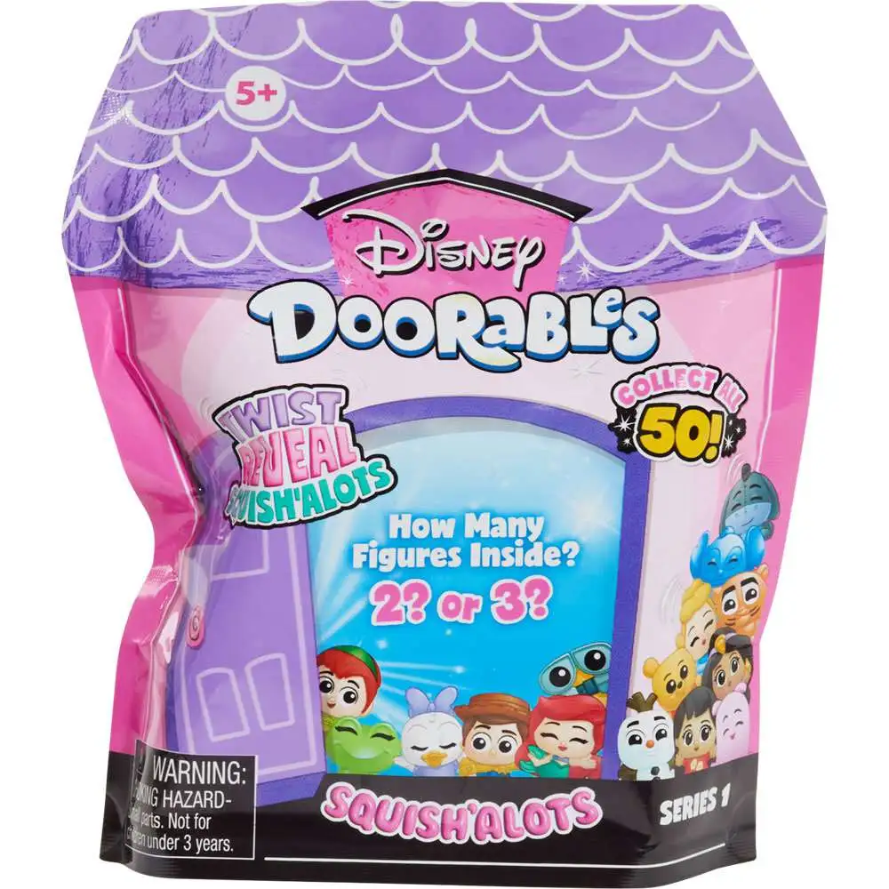 Disney Doorables SquishAlots Series 1 Mystery Pack 2 OR 3 RANDOM ...