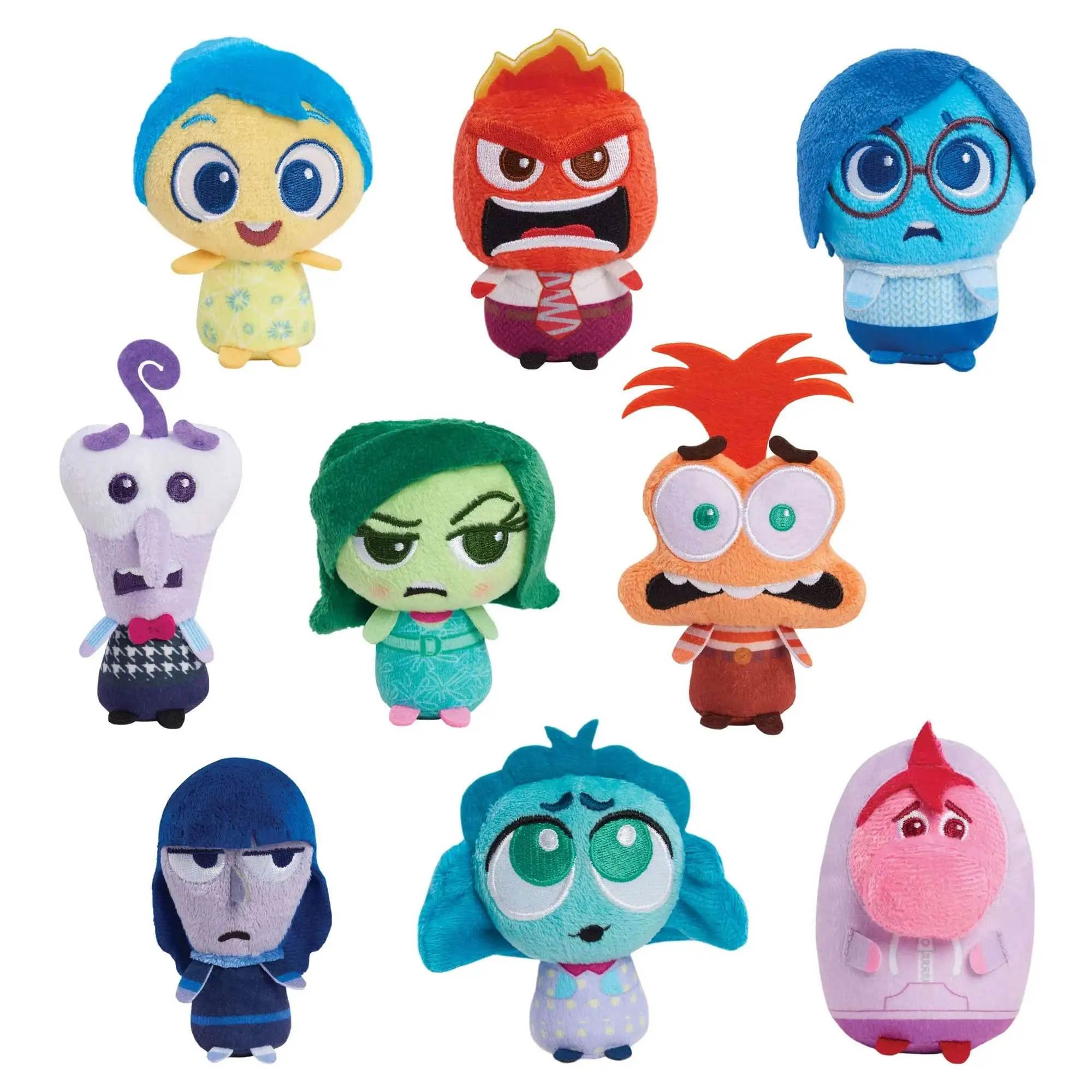 Disney Pixar Inside Out 2 Mini Collectible Plush Mystery Pack 1 RANDOM ...