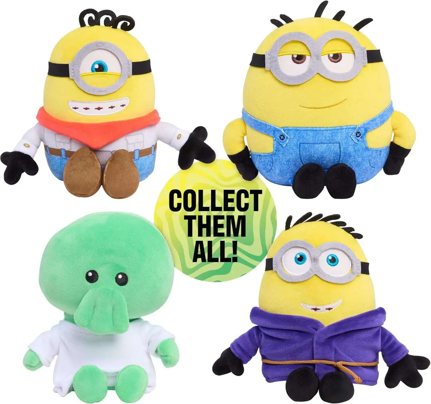 Despicable Me Minions Monsters Goomi 7 Bean Plush Just Play - ToyWiz