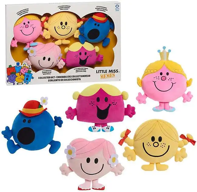 Little Miss Memes Collector Set Exclusive 6 Plush 5-Pack Just Play - ToyWiz