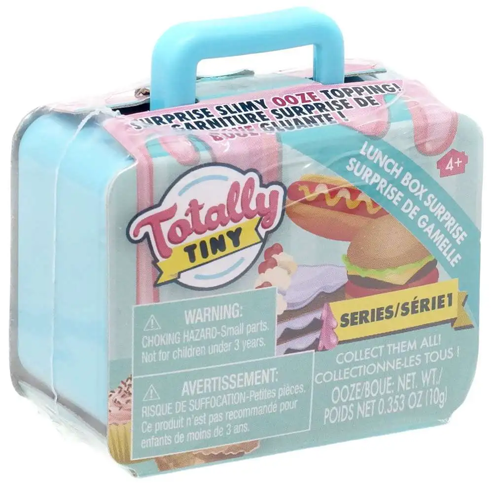 Totally Tiny Series 1 Lunch Box Surprise Mystery Pack Blue Just Play - ToyWiz