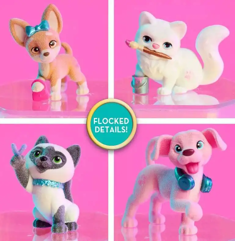 Barbie Pets Series 14 Mini Collectible Figures Mystery Pack 2 Pets Just ...