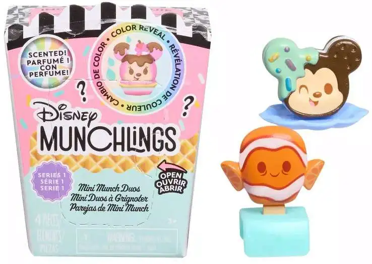 Disney Munchlings Mini Munch Duos Series 1 Mystery Pack 2 RANDOM ...