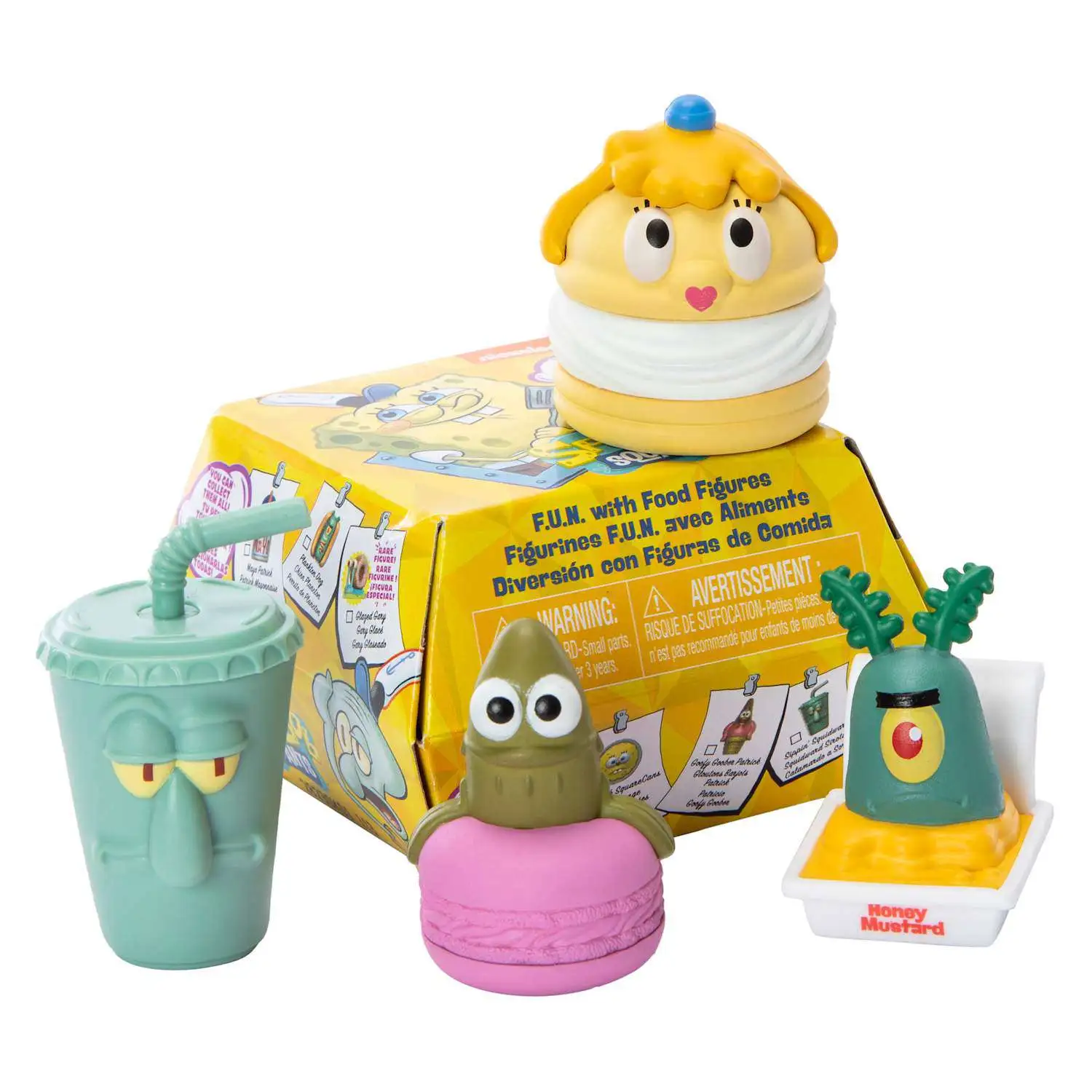 Spongebob Squarepants F.U.N. with Food Figures 2 Mystery Pack Just Play ...