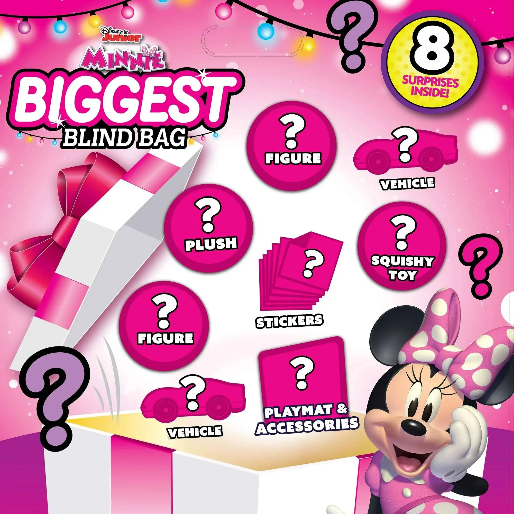 Disney Junior Minnie Mouse Exclusive Mystery Pack 8 Surprises 2024 ...