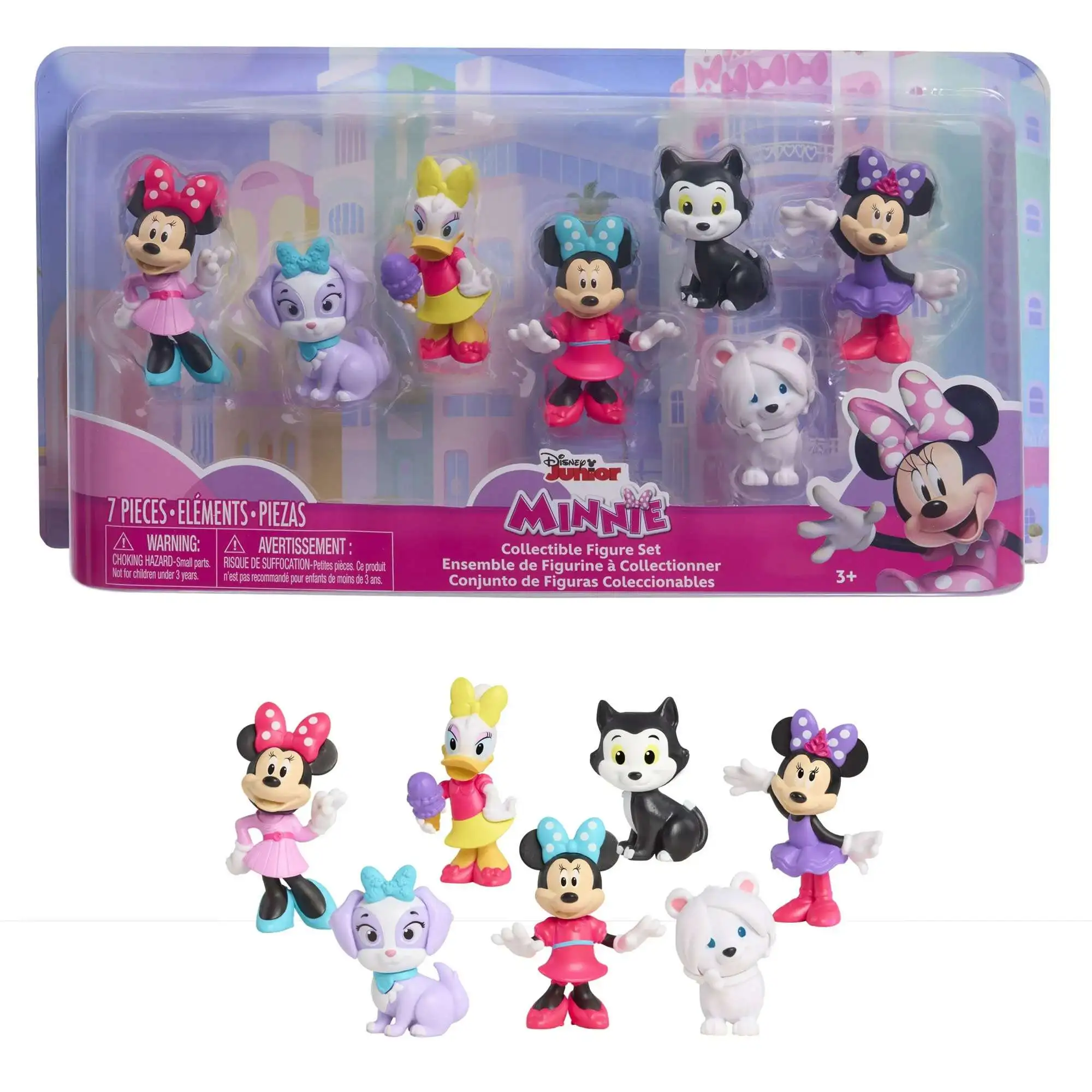 Disney Minnie Mouse x3, Daisy Duck, Figaro, Snowpuff Cream Puff Mini ...