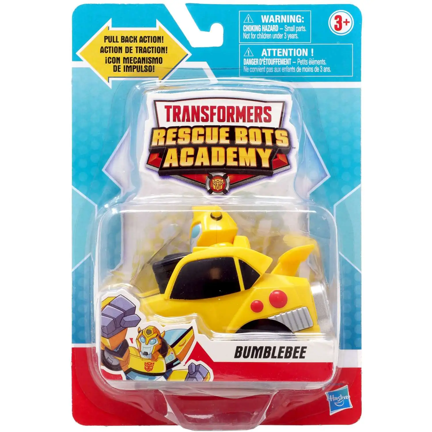 Transformers Rescue Bots Academy Bumblebee 3.5 Pullback Vehicle JamN ...