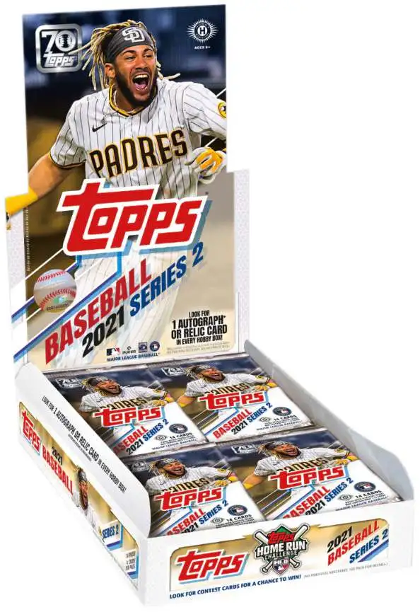 MLB Topps 2021 Series 2 Baseball Trading Card HOBBY Box 24 Packs - ToyWiz