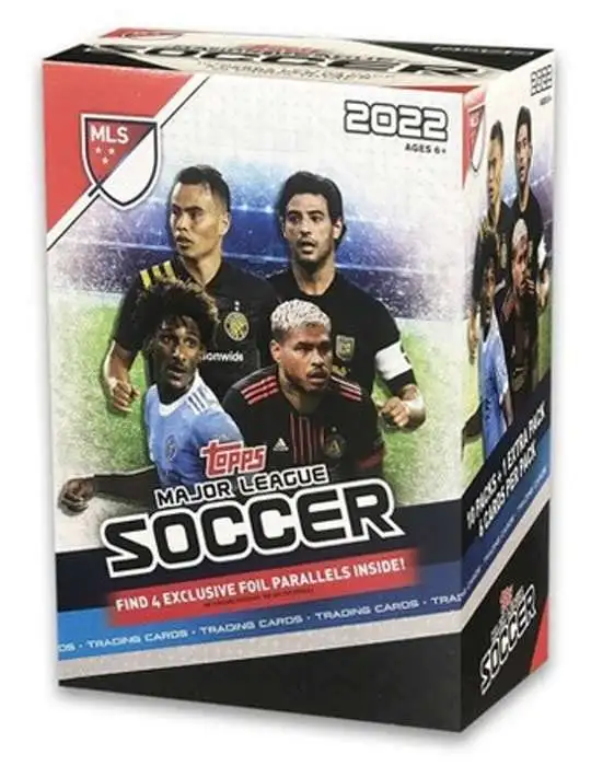 MLS Topps 2022 MLS Soccer Trading Card BLASTER Box 11 Packs - ToyWiz