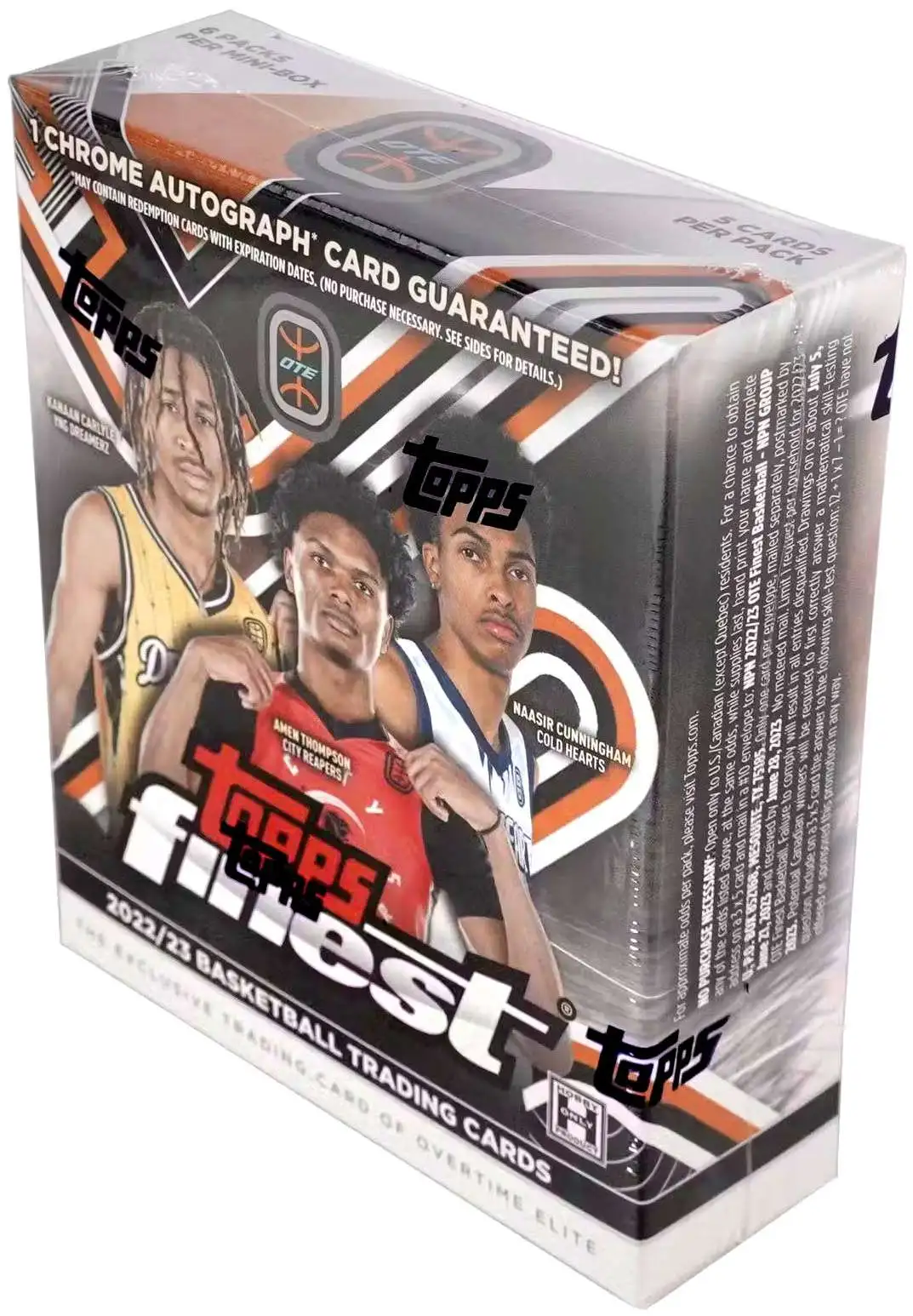OTE Topps 2022-23 Topps Finest Basketball Trading Card HOBBY Box 2 Mini ...
