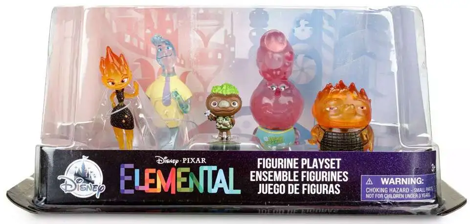 Disney Pixar Elemental Ember, Wade, Clod, Gale Bernie Exclusive 3.75 5 ...