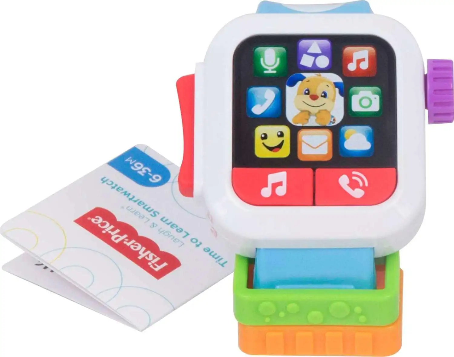 Fisher-Price Laugh Learn Time to Learn Smartwatch Mattel - ToyWiz