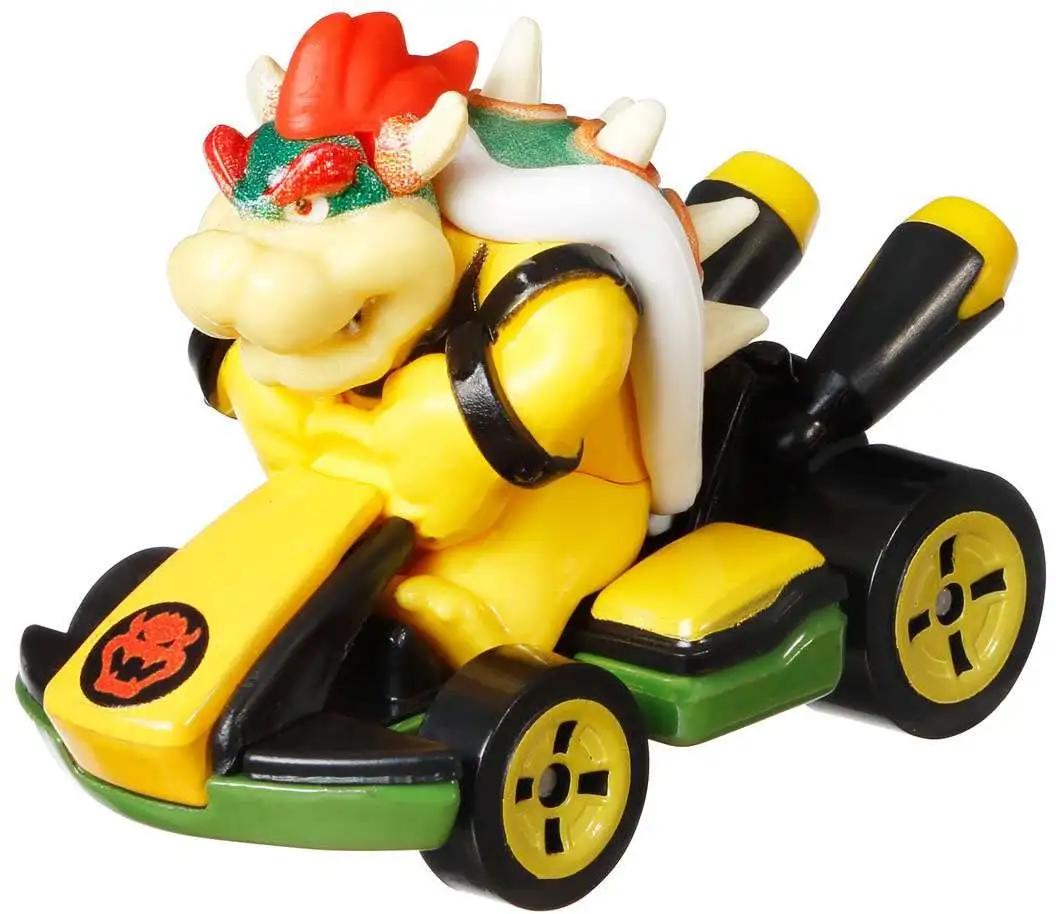 Hot Wheels Mario Kart Bowser 164 Diecast Car Standard Kart Mattel Toys ...